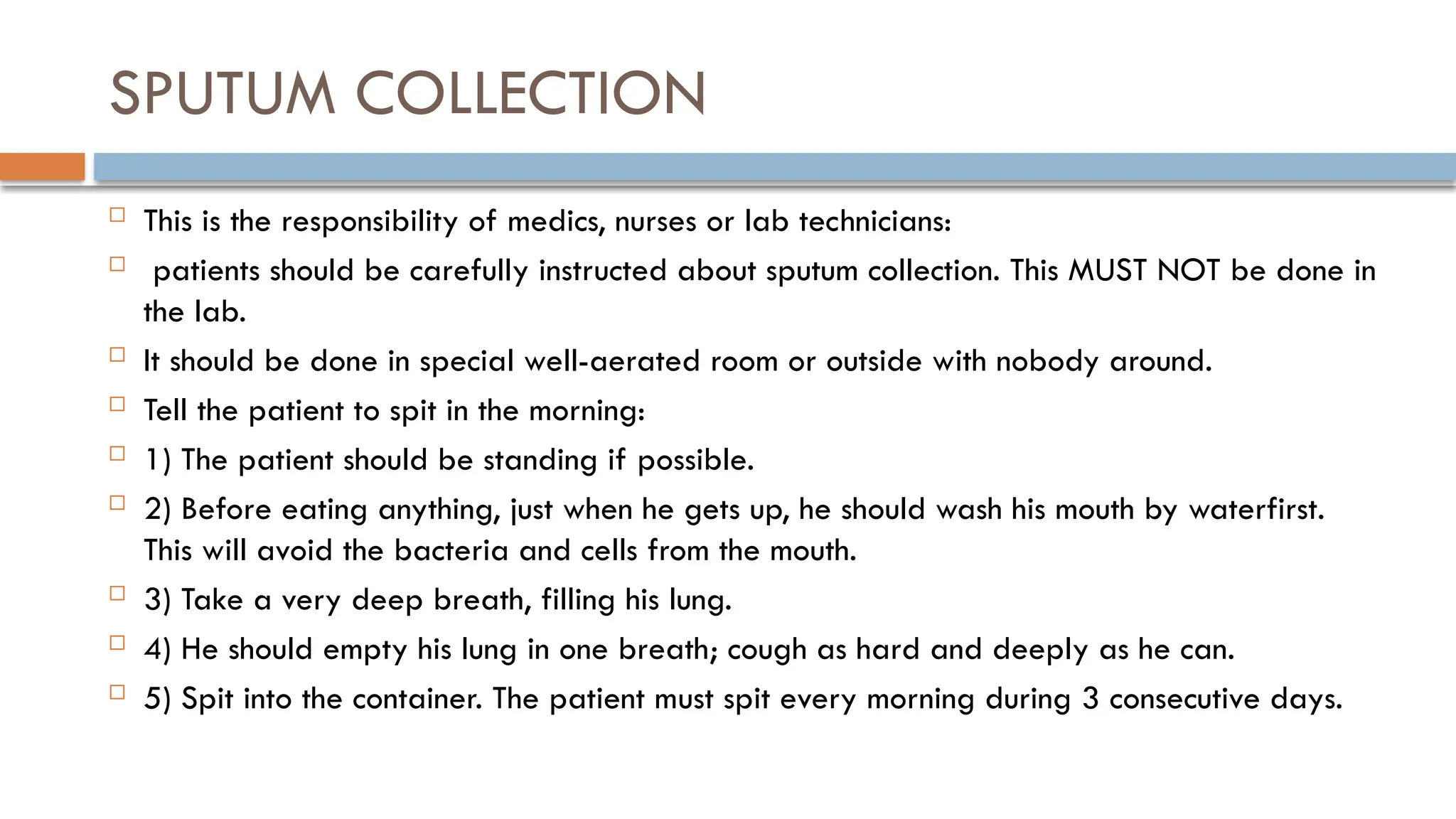 Collection and preservation of Sputum.pptx