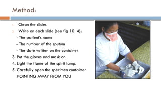 Collection and preservation of Sputum.pptx