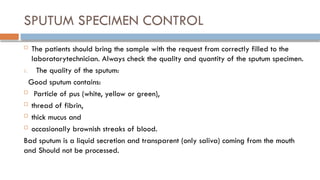 Collection and preservation of Sputum.pptx