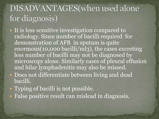 TB-Sputum AFB Test | PPTX