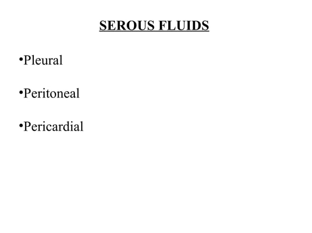 Sputum and body fluids, csf for bpmt | PPT