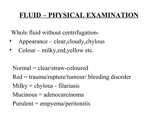 Sputum and body fluids, csf for bpmt | PPT