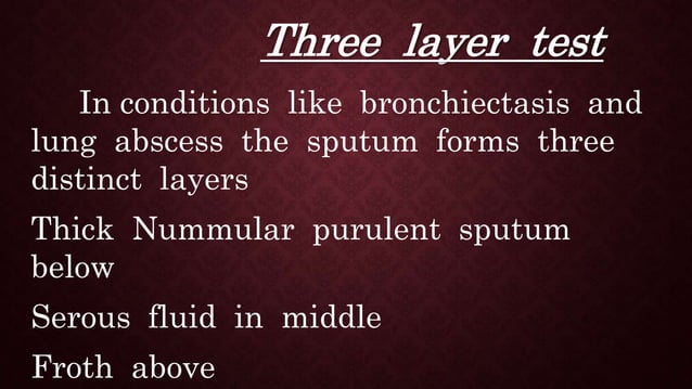 Sputum, chest x rays & spirometry | PPTX | Lung and Respiratory Health ...