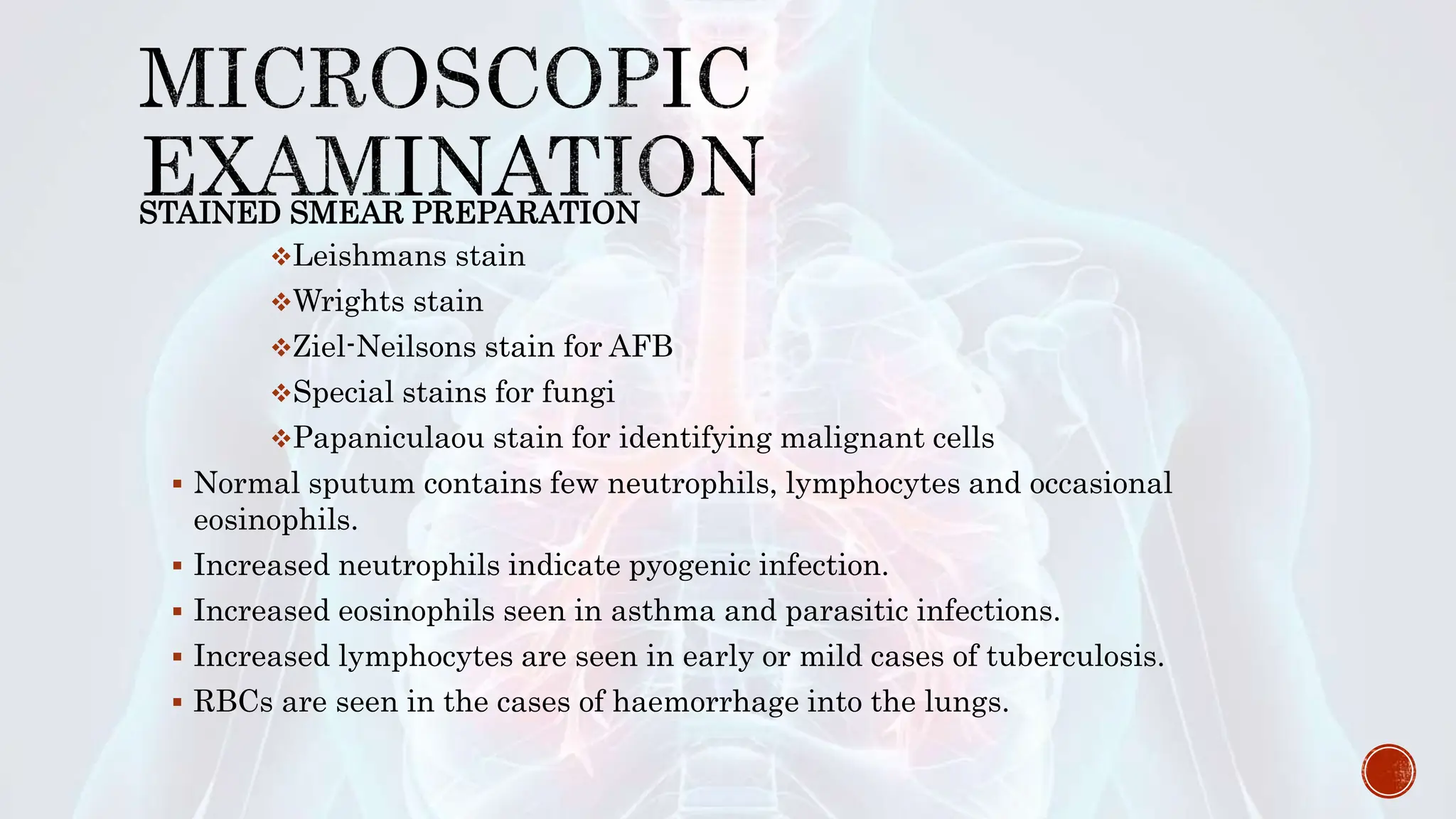 SPHYSICAL, AND MICROSCOPIC EXAMINATION OF SPUTUM | PPTX