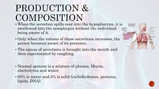 SPHYSICAL, AND MICROSCOPIC EXAMINATION OF SPUTUM | PPTX