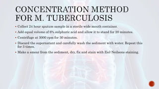 SPHYSICAL, AND MICROSCOPIC EXAMINATION OF SPUTUM | PPTX