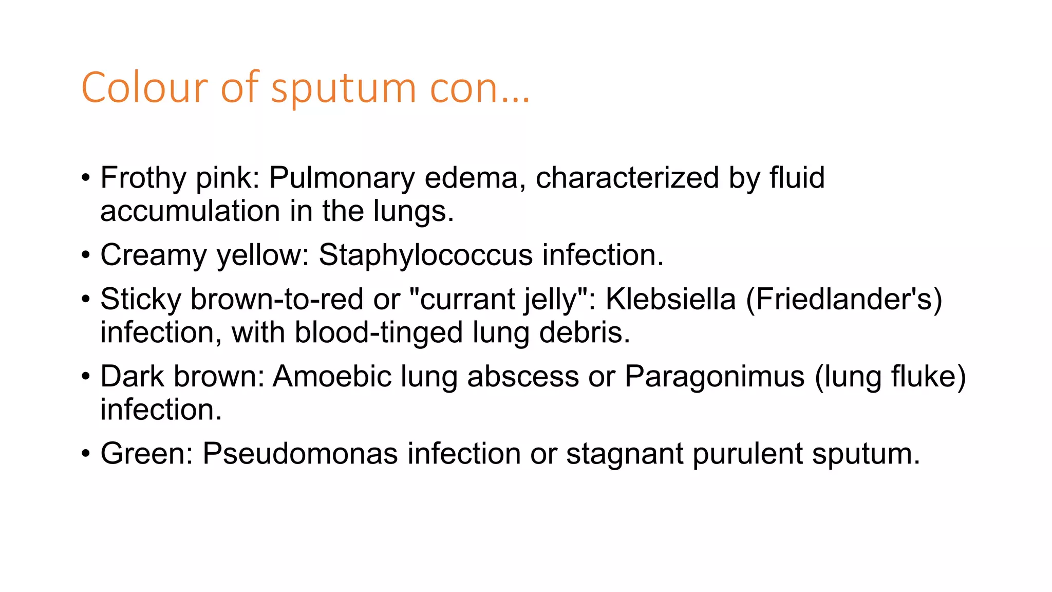 sputum respiratory expectoration (1).pptx | Lung and Respiratory Health ...