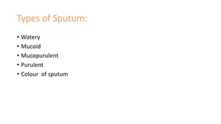 sputum respiratory expectoration (1).pptx | Lung and Respiratory Health ...