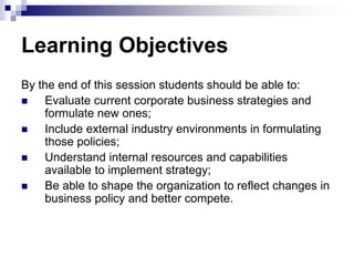 Introduction To Strategy | PDF