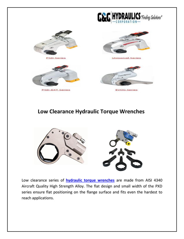 SPX Hydraulic Torque Wrench | PDF | Automotive