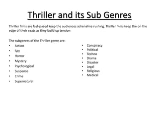 Spy thrillergenreresearch | PDF