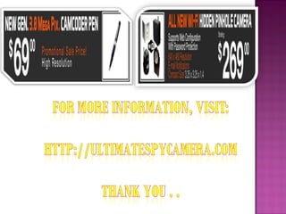 Spy camera | PPT