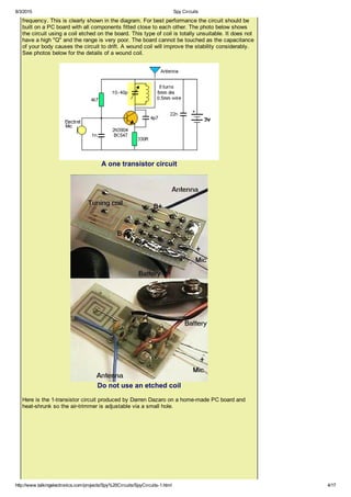Spy circuits p1 | PDF