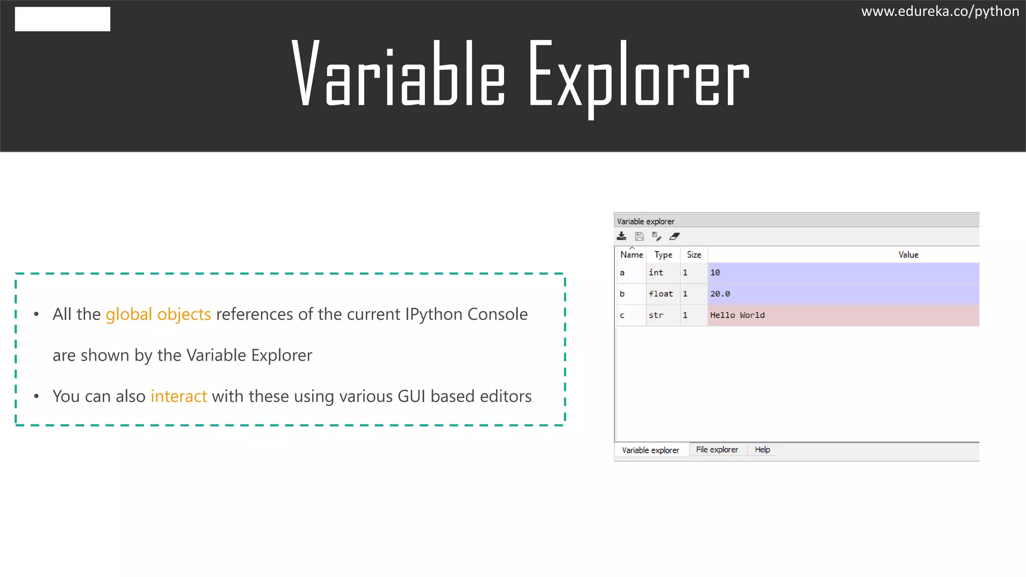 Python Spyder IDE | Edureka | PDF