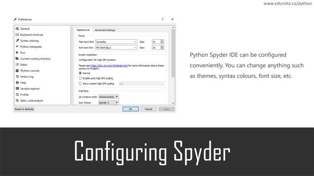 Python Spyder IDE | Edureka | PDF | Operating Systems | Computer ...