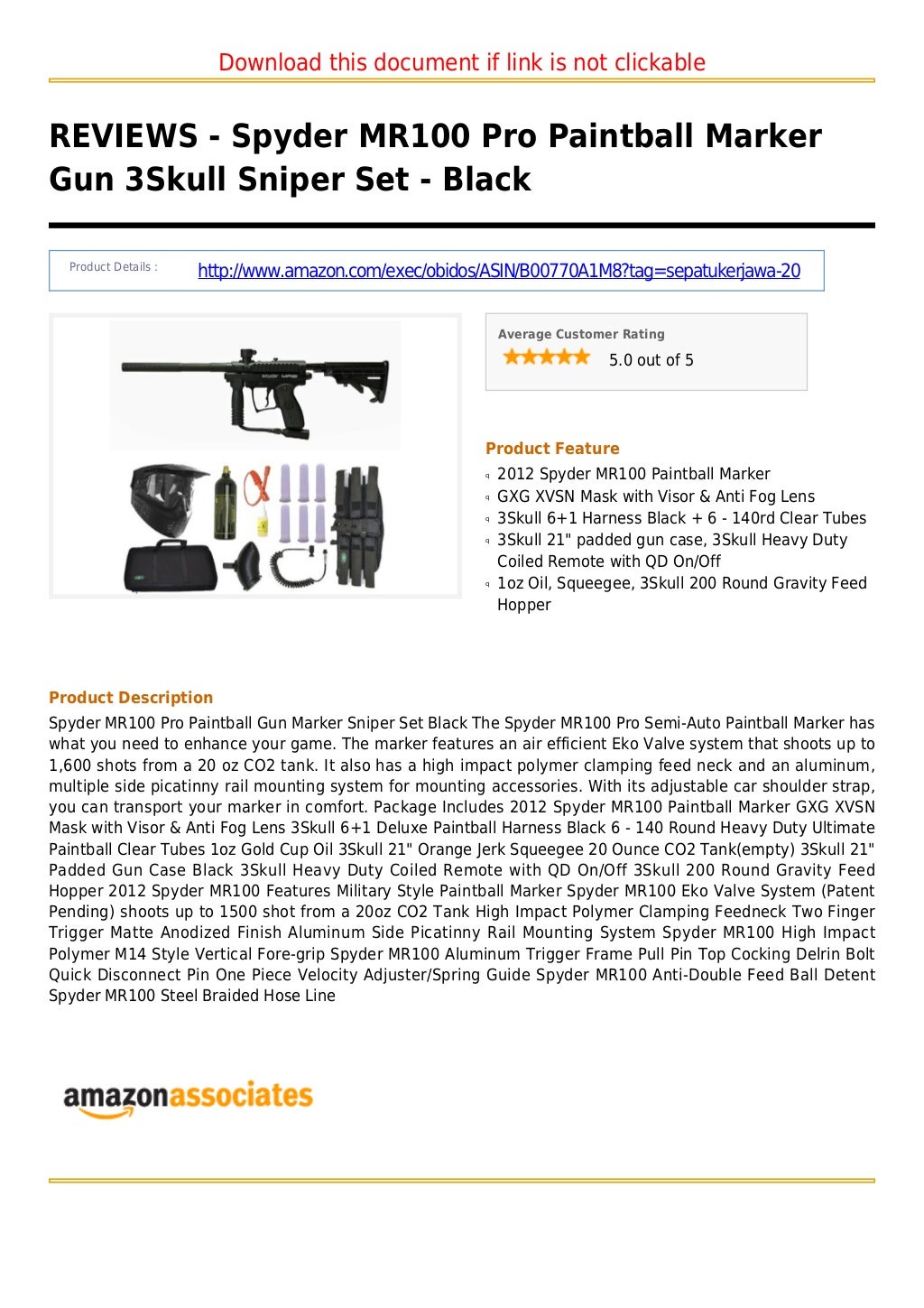 Paintball Guns Kit Spyder MR100 Review (2022 Updated) - Most Dominating ...