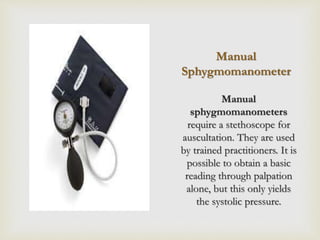 Spygmomanometer & Stethoscope | PPTX