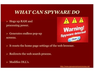 DEFINING A SPYWARE | PPT