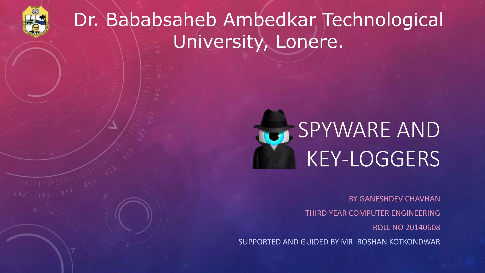 Spyware and key loggers | PPTX