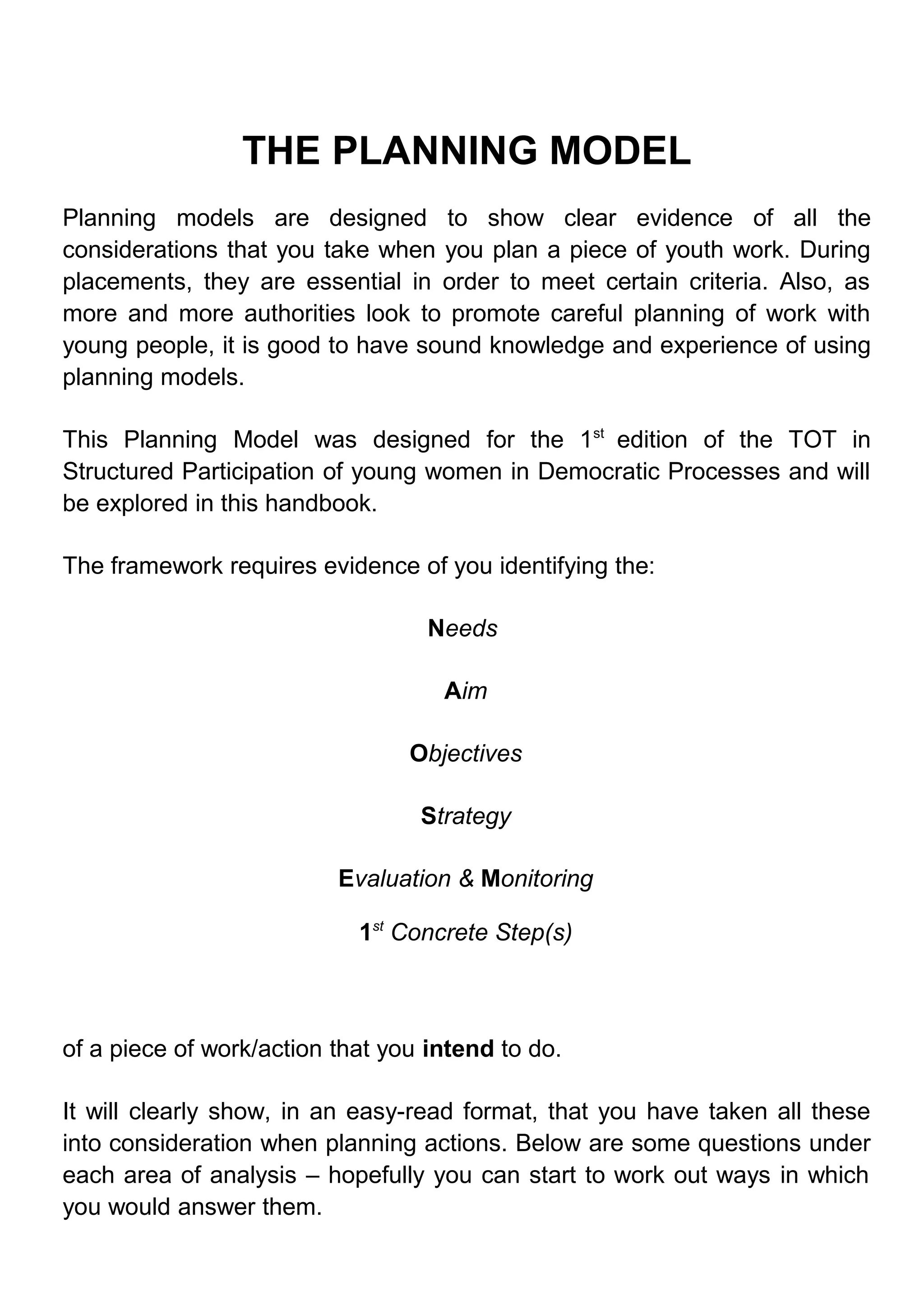 NGO Project management handbook | DOC