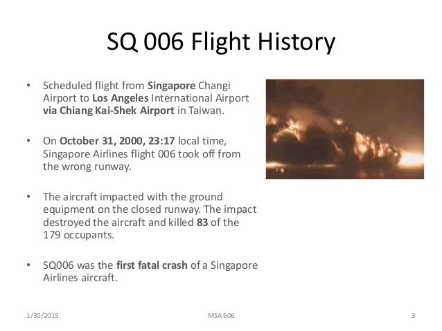 Singapore Airlines Flight 006