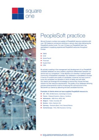 Square One Resources Brochure | PDF