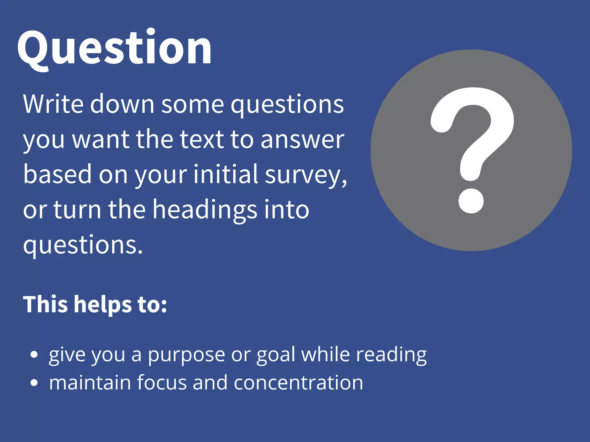 SQ3R Reading Strategy | PDF