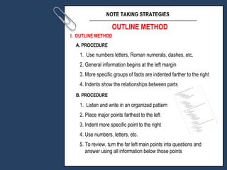 Learning Styles, SQ3R & CNT Methods | PPT