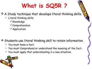 SQ5R | PPT