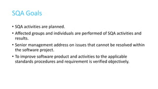 Software Quality Assurance | PPTX