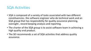Software Quality Assurance | PPTX