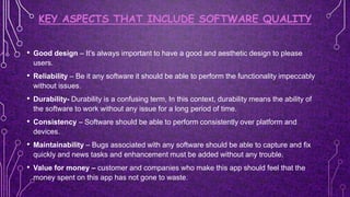 Software Quality assurance Introduction & Software process models | PPT