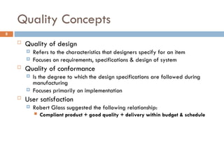 Software Quality Assurance presentation. | PPT