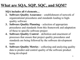 Software Quality Assurance Description ppt | PPT