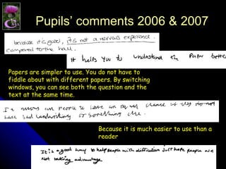 SQA Adapted Digital Question Papers - the story so far... | PPT