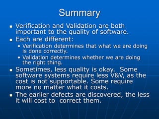 SQA Lecture 01 (Introduction) - Testing and SQA | PPT | Computer ...