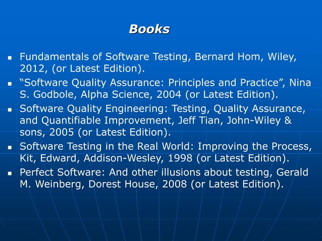 Sqa Lecture 01 Introduction Testing And Sqa Ppt 9807