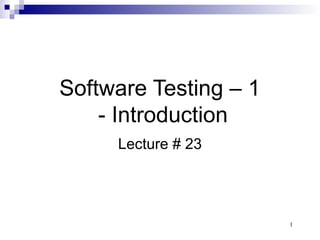 software quality Assurance-lecture23.ppt