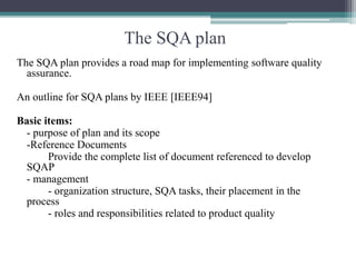 Sqa plan | PPT