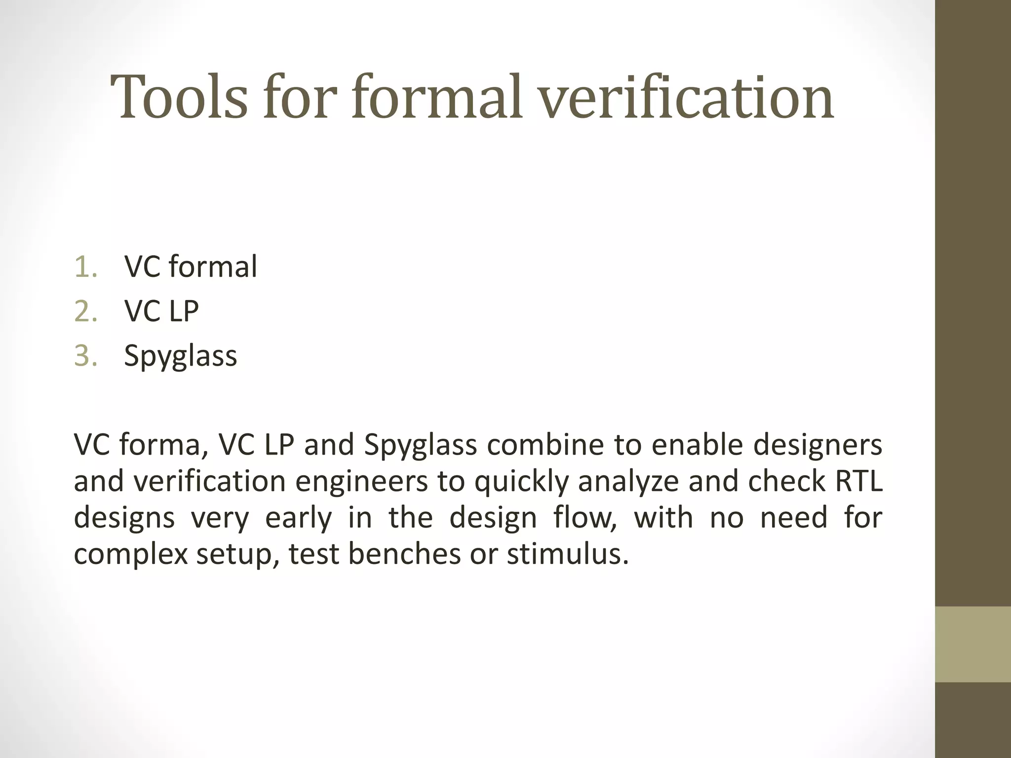 formal verification | PPTX