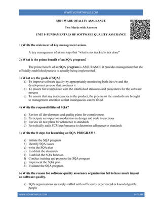 Sqa 2 marks | PDF | Computing | Technology & Computing