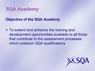 Sqa academy introduction | PDF