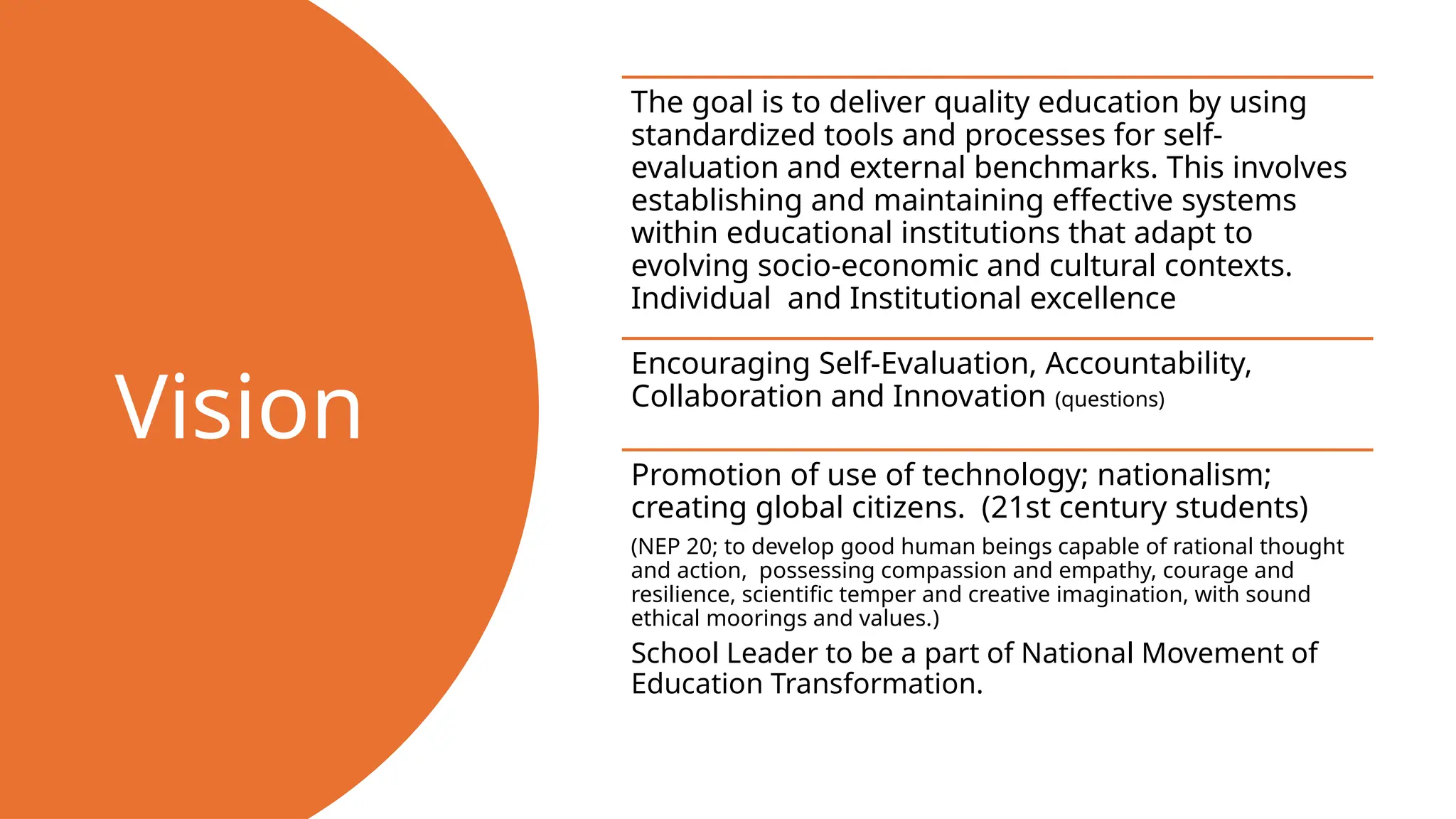 School Quality assessment & Assurance Framework | PPTX