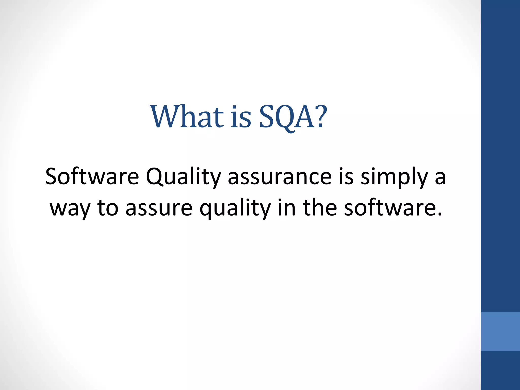 Sqa and sq | PPT