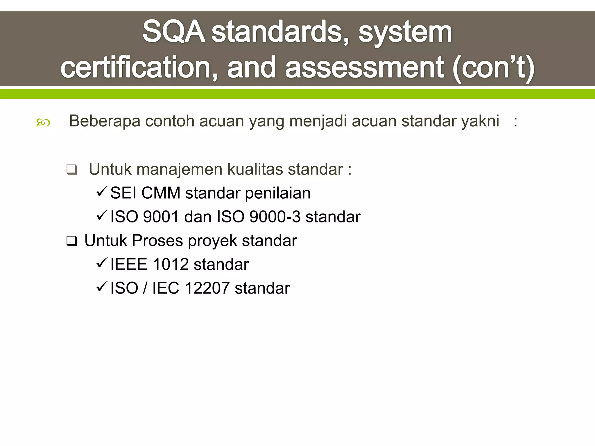 Sqa architecture | PPTX