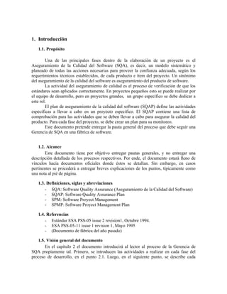Sqa ejemplo | PDF