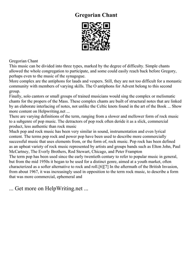 Sqa Higher English Discursive Essay Examples | PDF