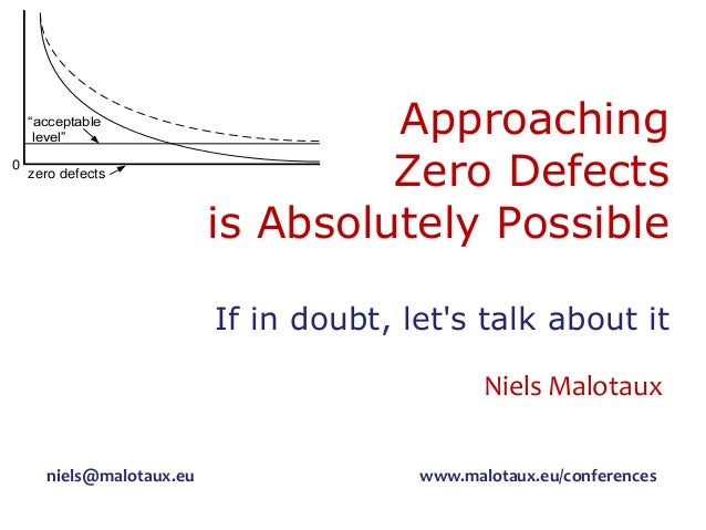 Examples How To Move Towards Zero Defects