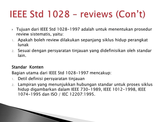 Sqa project process standards ieee software engineering standards | PPT