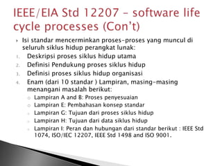Sqa project process standards ieee software engineering standards | PPTX